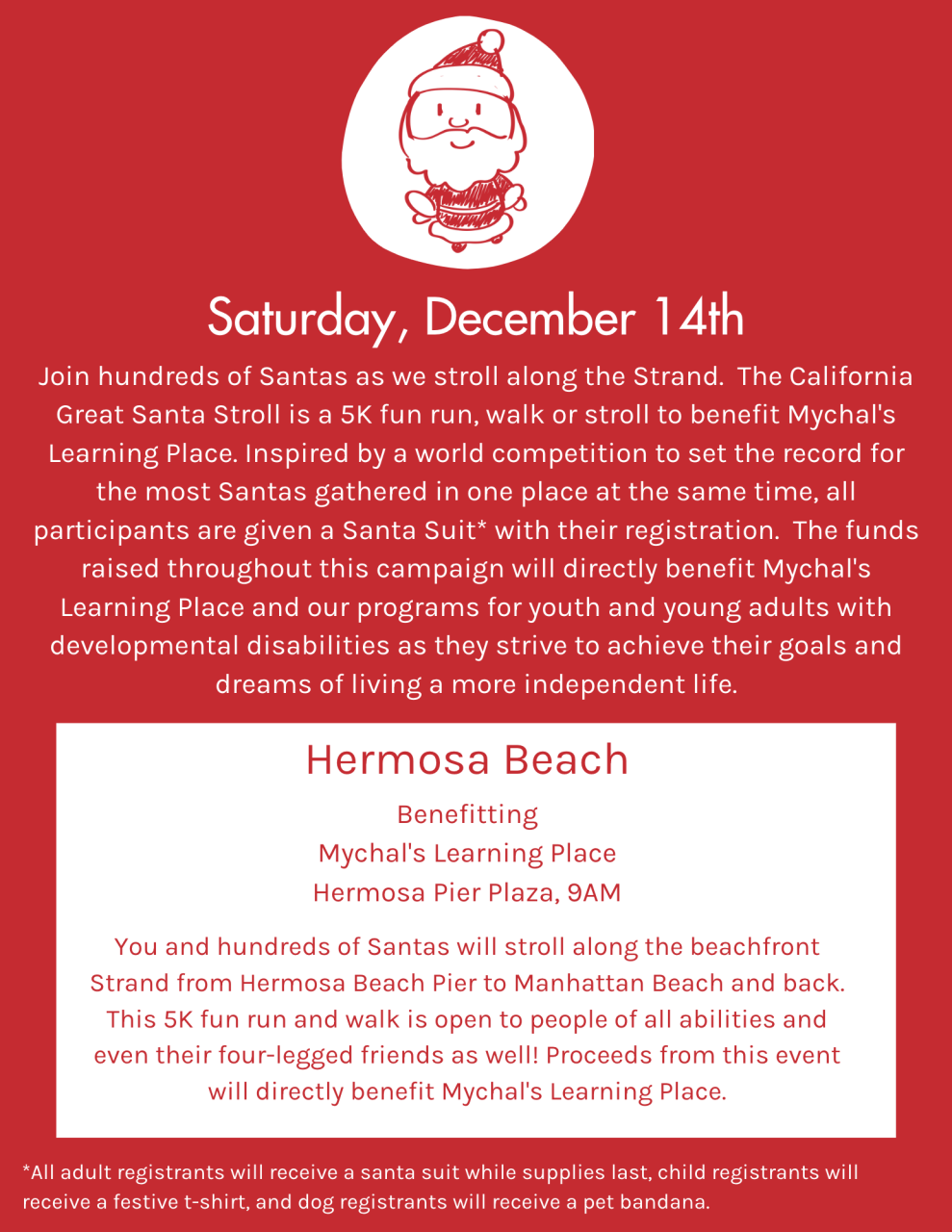 Santa Stroll Information! - Mychal's Learning Place